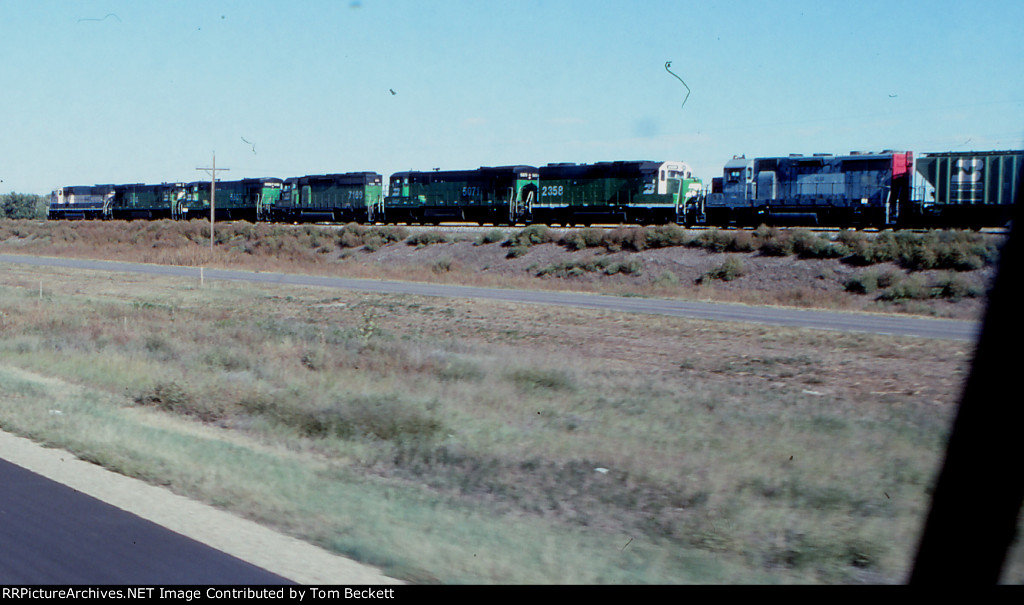 Eastbound along the interstate